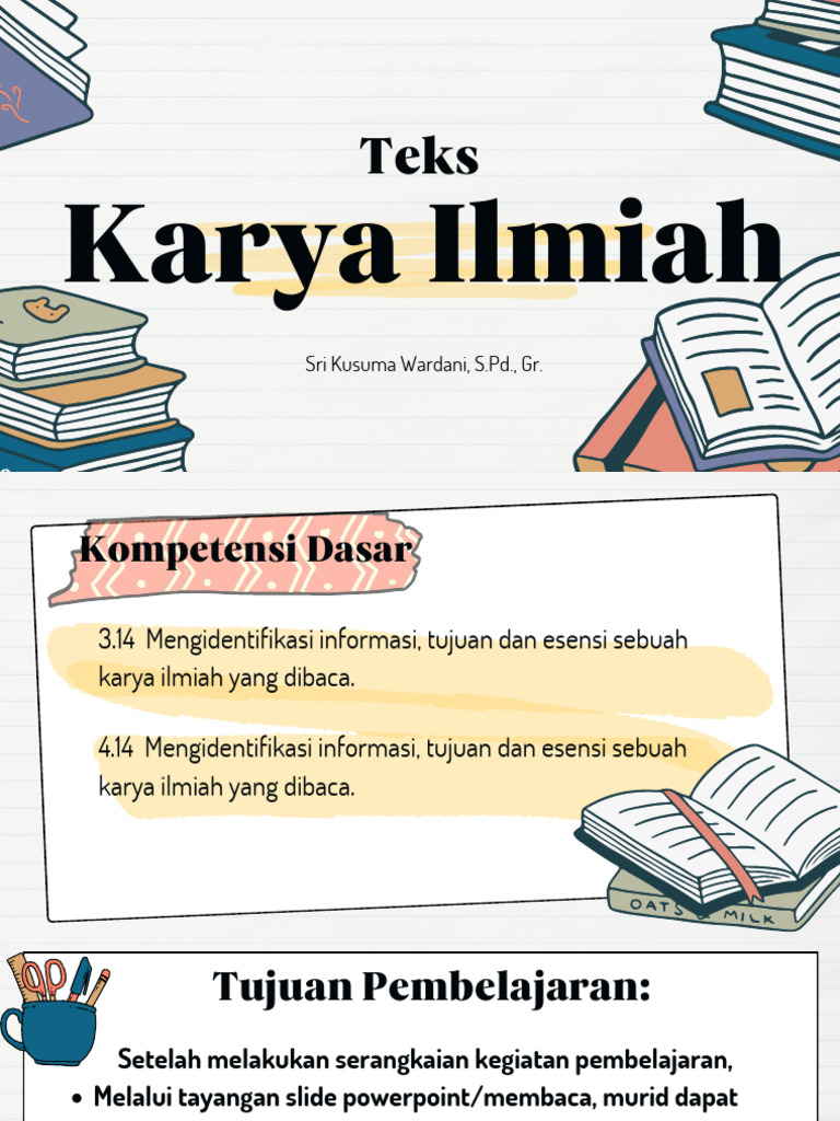 Materi Teks Karya Ilmiah | PDF