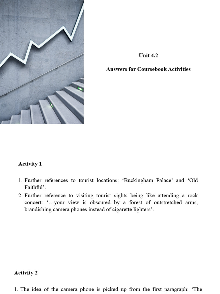 Activity 4.2 Answer Key | PDF | Linguistics