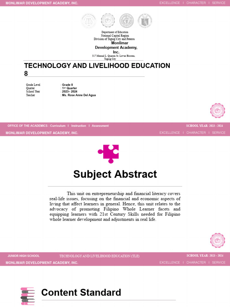 Ppt3 Quarter1 Tle8 2324 | PDF | Marketing | Retail