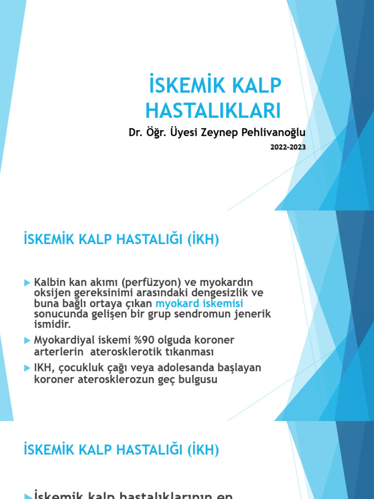 İskemik Kalp Hastalığı | PDF