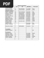 Barangay Officials List 2025 | PDF