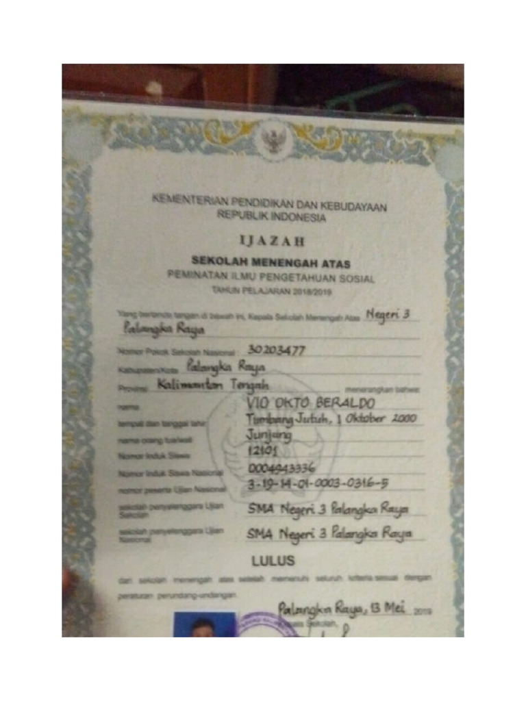 Ijazah Atlet | PDF