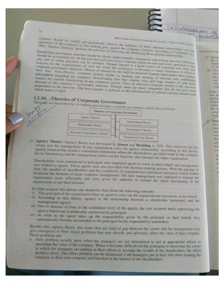 Theories and Models of Corporate Governance | PDF