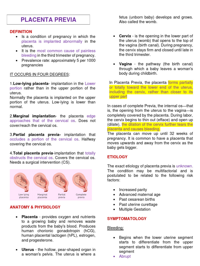 2C Orev Compilation Topic | PDF | Uterus | Placenta