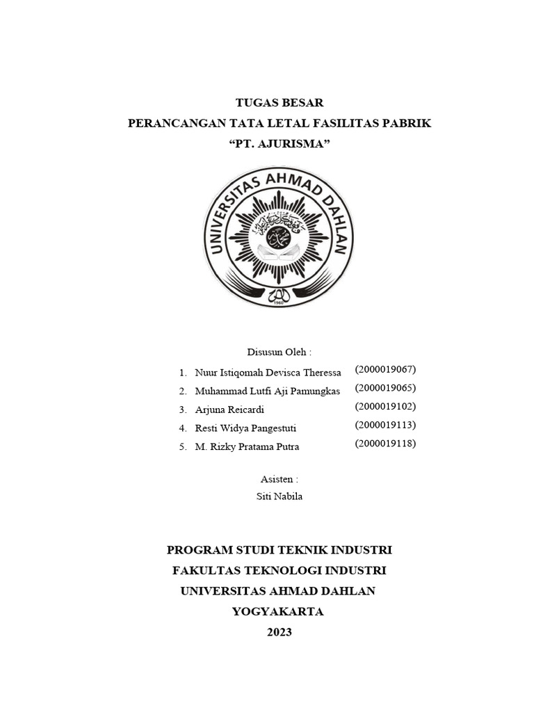 Laporan Tubes TLF P15 | PDF