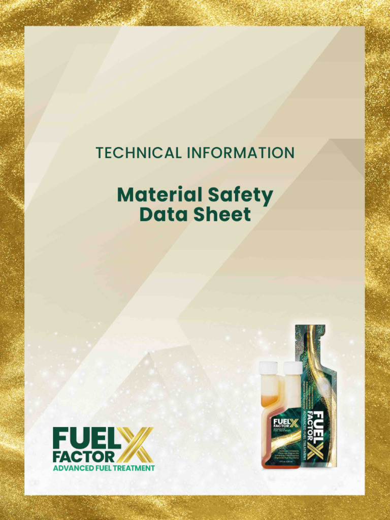 Material Safety Data Sheet | PDF | Technology & Engineering