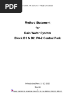 Method of Statement - Drainage Works | PDF | Concrete | Drainage