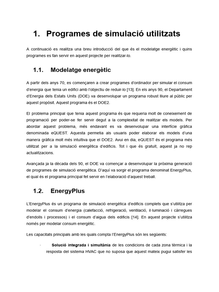 Programes de Simulació Utilitzats | PDF