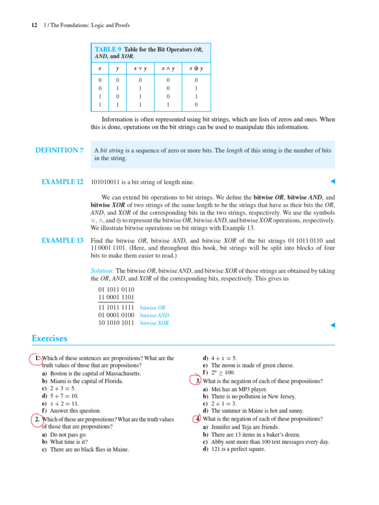 Ex 1 | Download Free PDF | String (Computer Science) | Bit