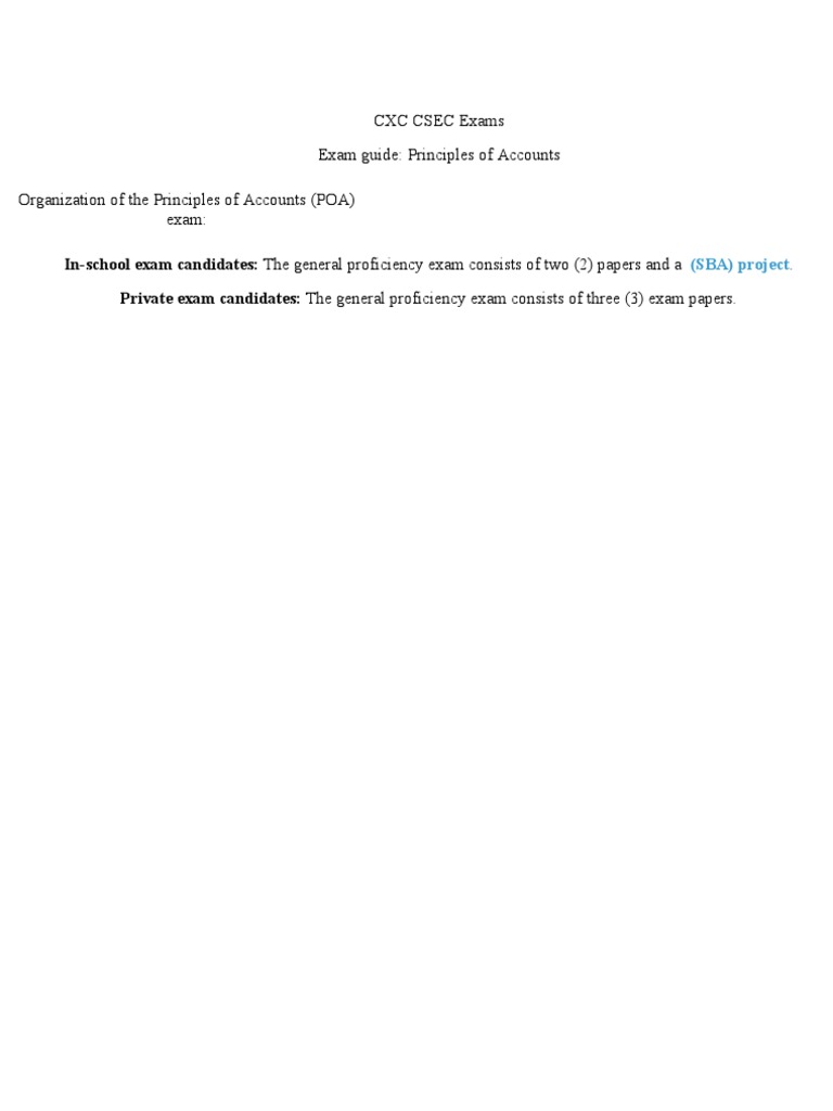 Cxc Csec Exams | Balance Sheet | Accounting