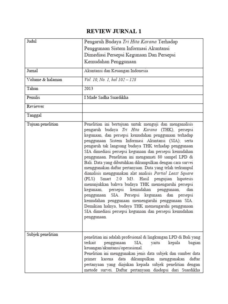 Review Jurnal 1 | PDF | Karier & Perkembangan