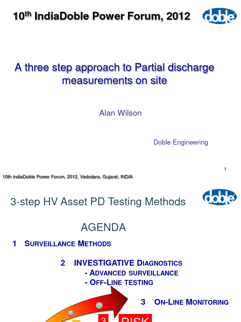 A Three Step Approach To Measure Partial Discharge Measurements at Site ...