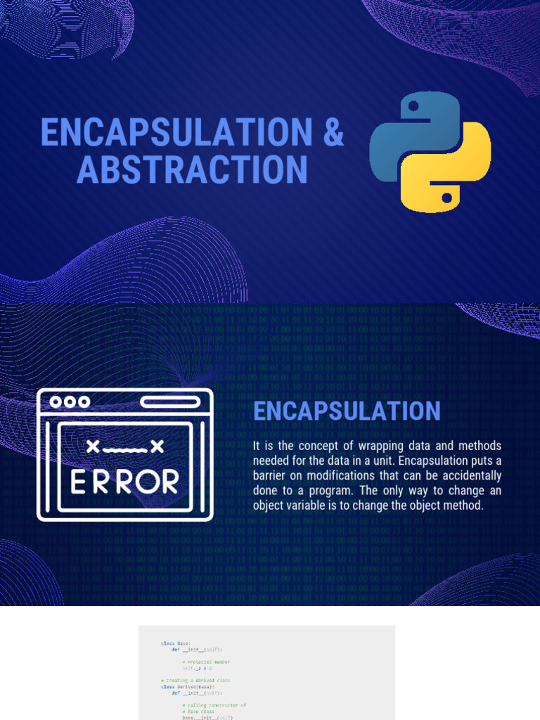 Abstraction & Encapsulation | PDF | Technology & Engineering