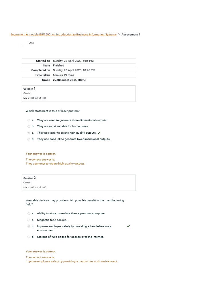 Inf1501 Ass 1 | PDF | Databases | Computer Program