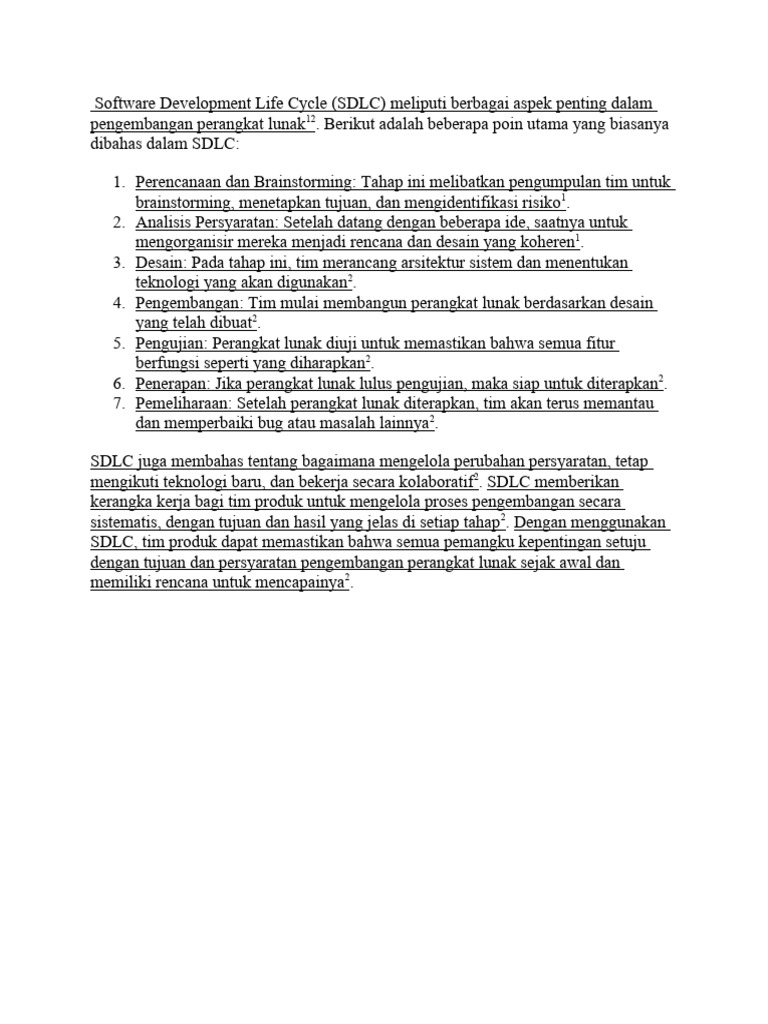 Software Development Life Cycle | PDF