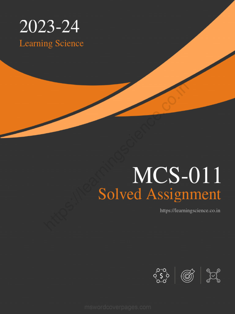 MCS-011 Solved Assignment 2023-24 - Protected | PDF | Numbers | Computer Engineering