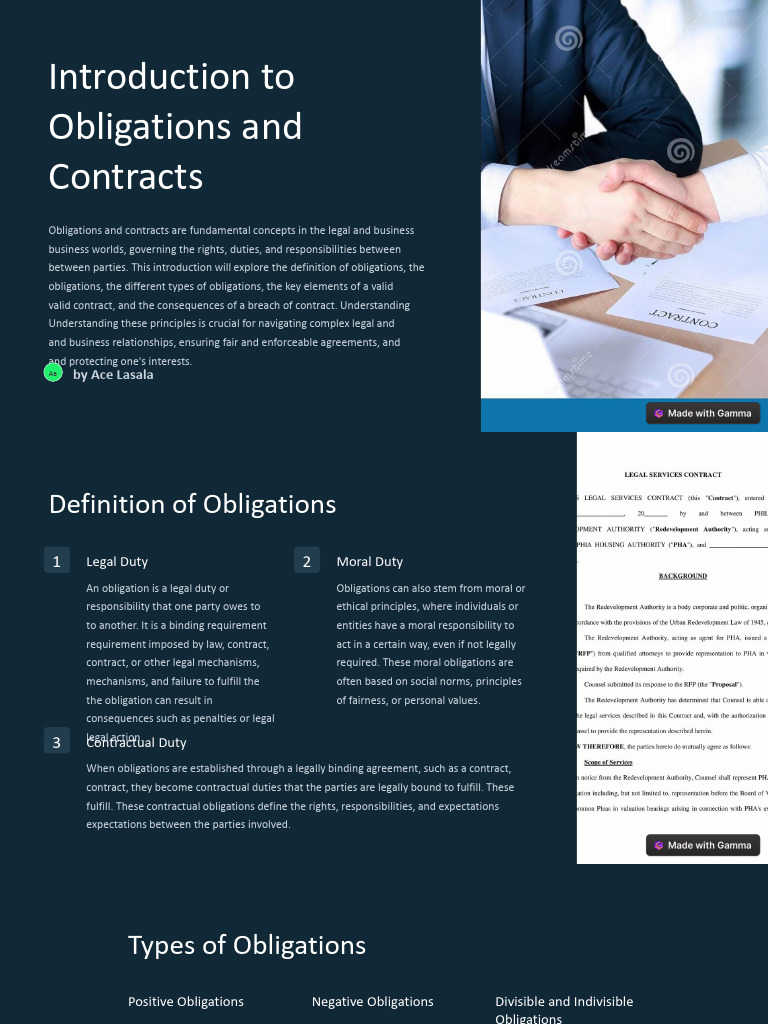 Introduction-to-Obligations-and-Contracts by Hector de Leon | PDF ...