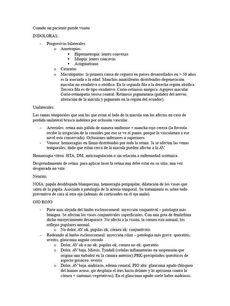 ojo rojo | PDF | Ojo humano | Córnea