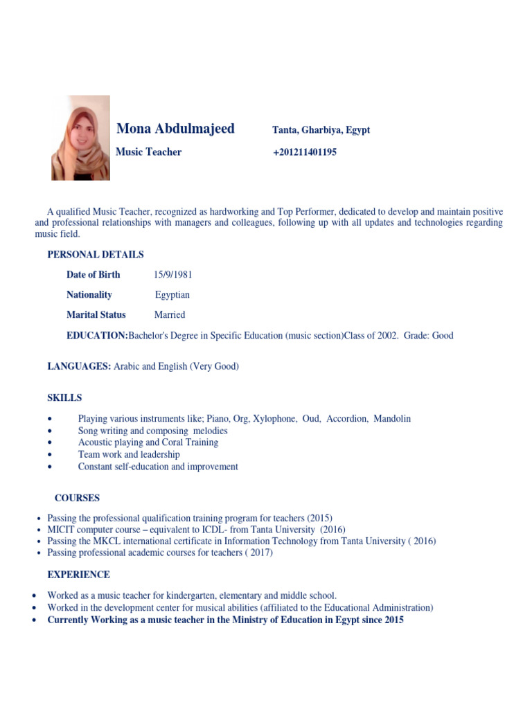 Mona cv 2024 new | PDF