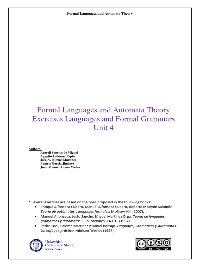 Solutions Languages Formal | PDF | Formalism (Deductive) | Mathematical ...