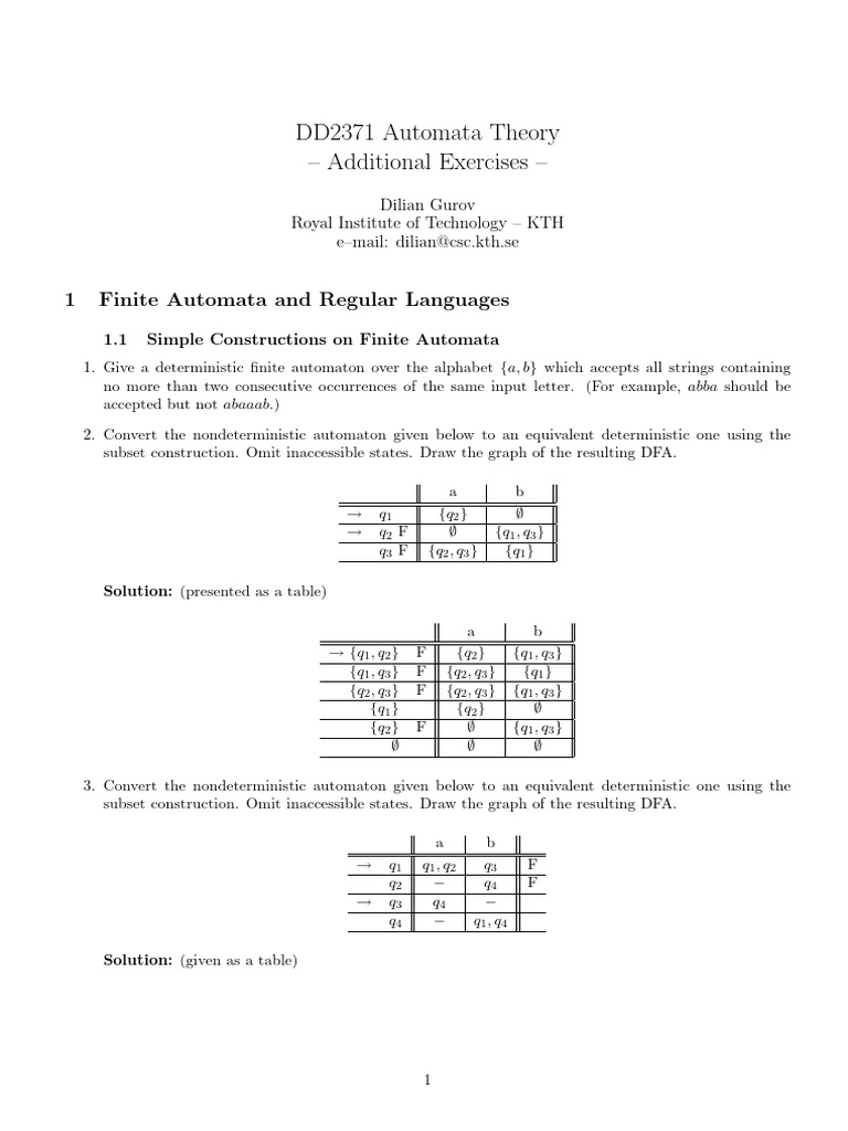 Exercises | PDF | Formal Methods | Mathematical Logic