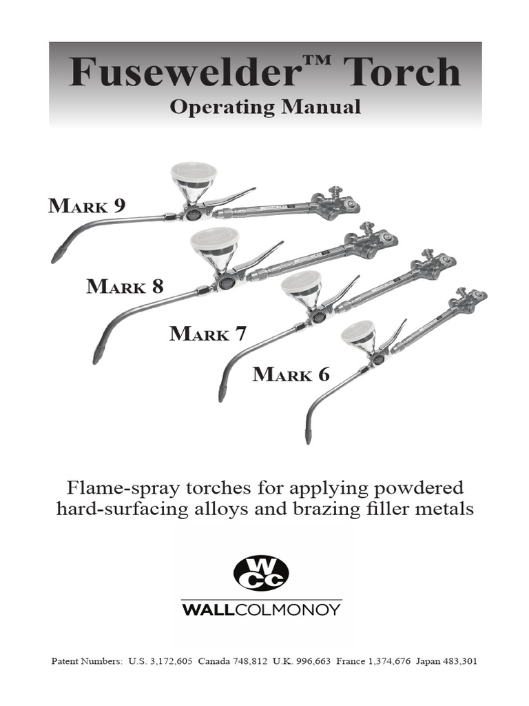 Wall-Colmonoy-Corp_Fusewelder-Torch-Manual_July2019 | PDF | Welding ...