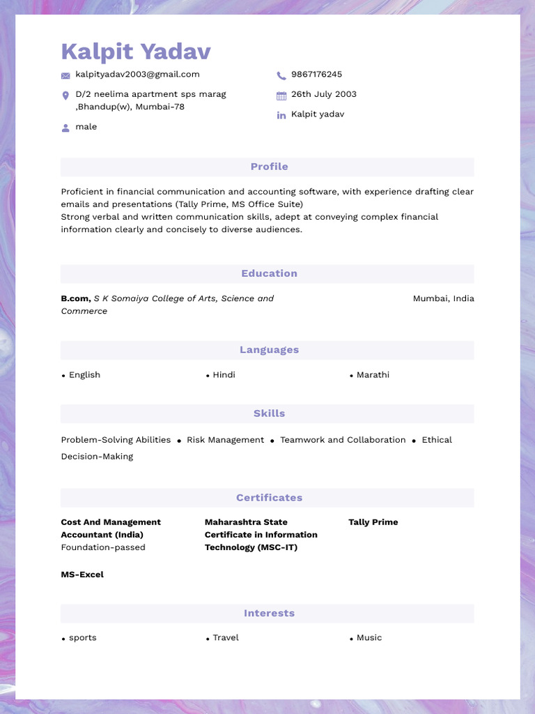 FlowCV Resume 20240416 | PDF