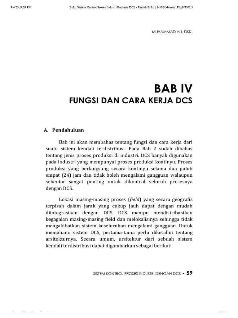 Materi 4 Buku Sistem Kontrol Proses Industri Berbasis DCS | PDF | Computers