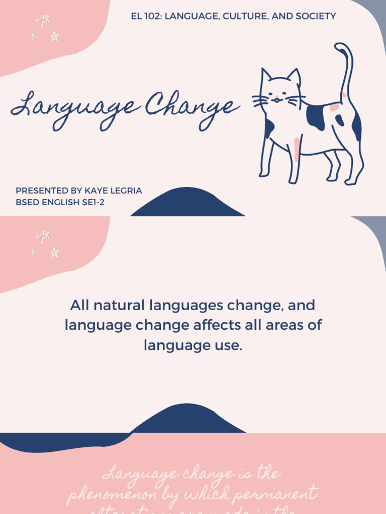 Language Change | PDF | English Language | Word