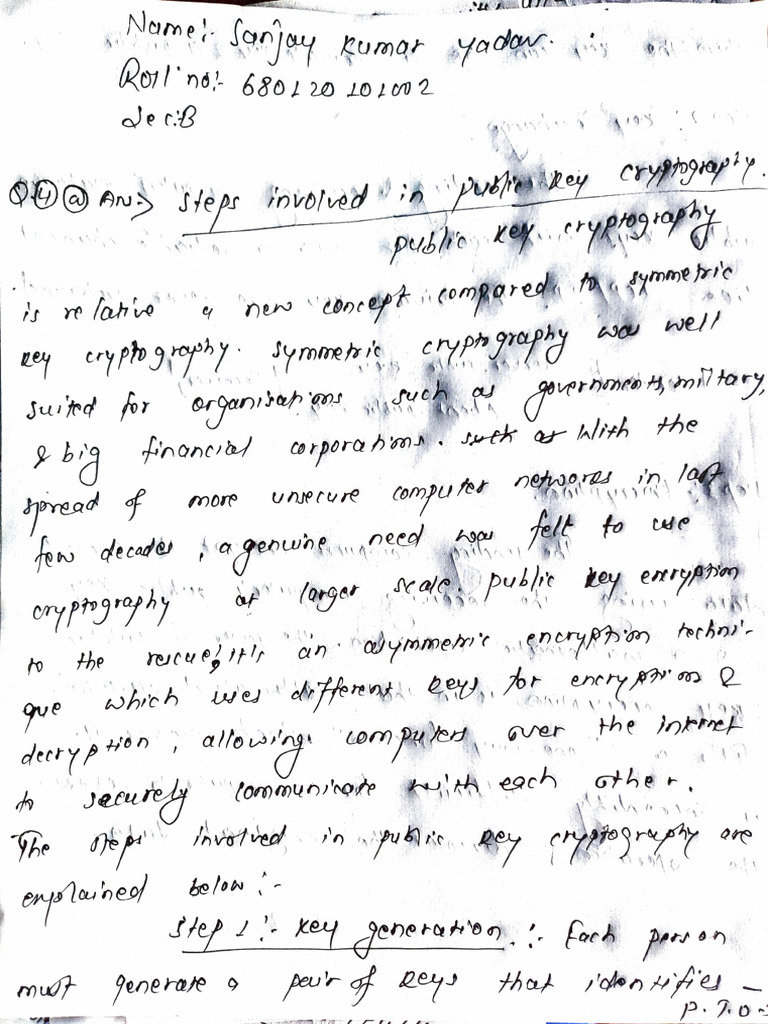 Cryptography notes | PDF Cryptography notes | PDF