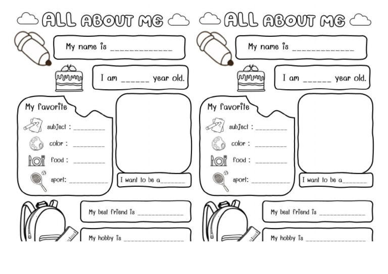 All About Me | PDF