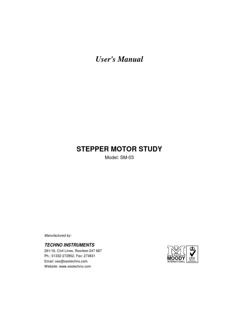 Stepper Motor | PDF | Electric Motor | Electrical Engineering