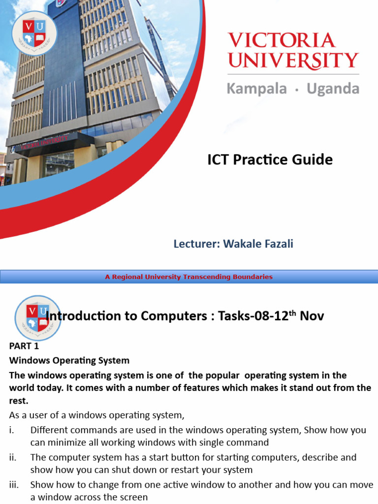 Ict Practice Guide Pdf Window Computing System Software