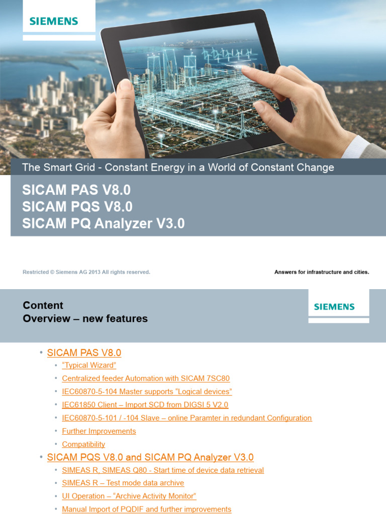Sicam Pas PQS V8 Pqa V3 | PDF | Automation | Databases