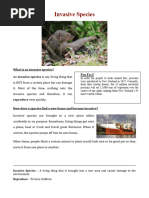 Invasive Species Wanted Poster | PDF | Science & Mathematics