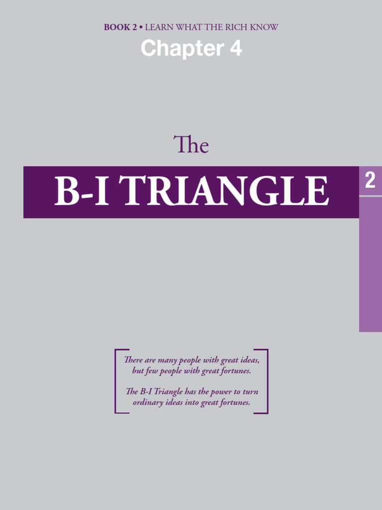 Pillar 4 - The B-I Triangle | PDF | Entrepreneurship | Leadership