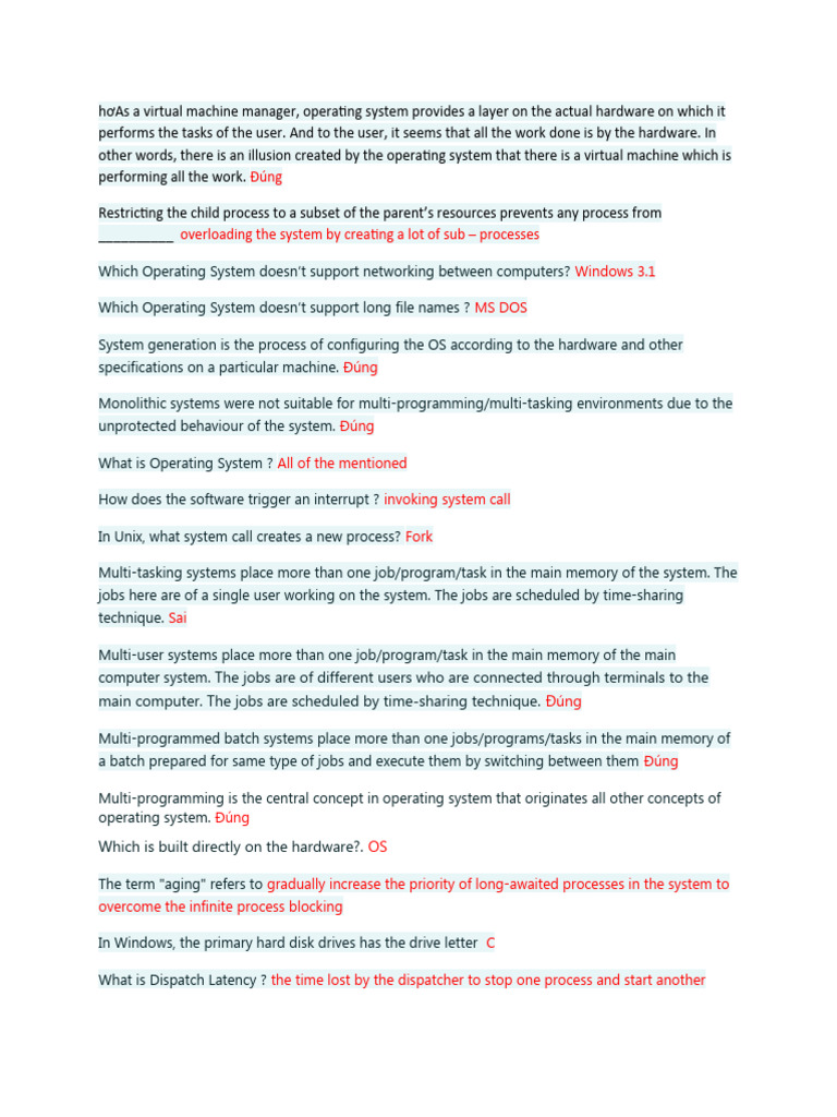 OS_QA | PDF | Process (Computing) | Operating System OS_QA | PDF | Process (Computing) | Operating System