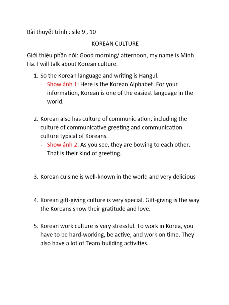 Korean Culture | PDF