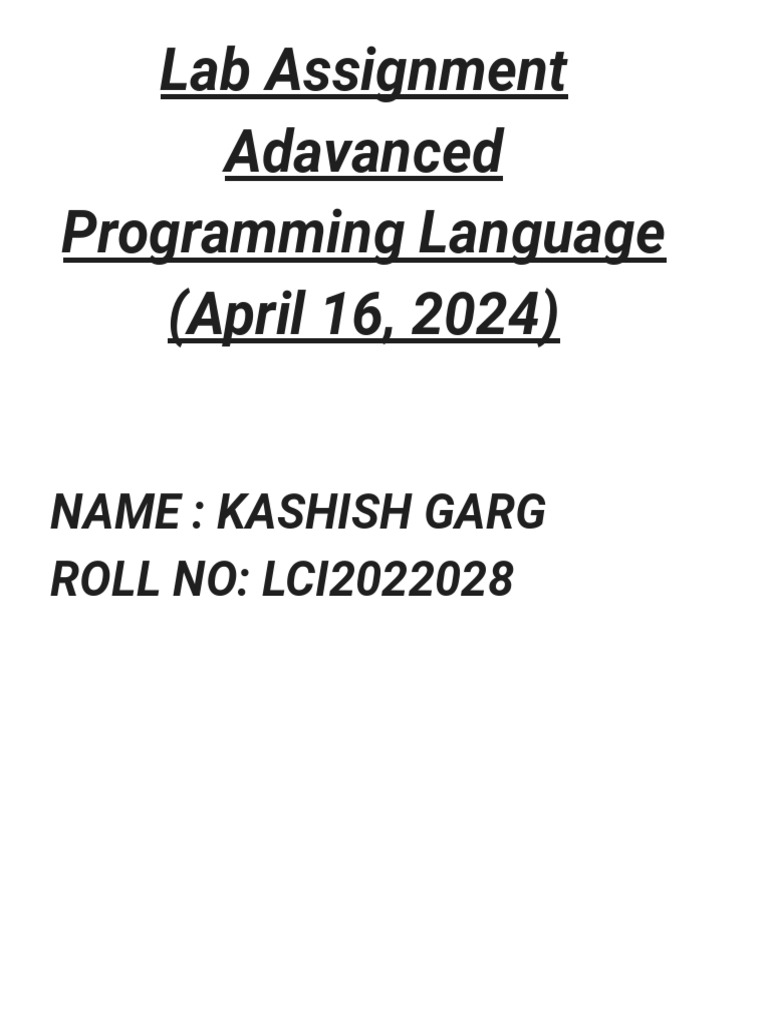 LCI2022028_LAB | PDF | Computer Engineering | Algorithms