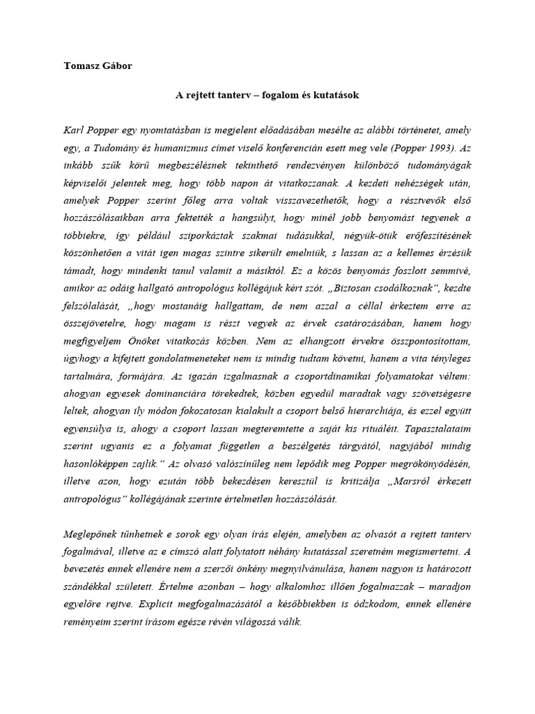 2006 A Rejtett Tanterv - Fogalom Es Kutatasok Kezirat | PDF 2006 A Rejtett Tanterv - Fogalom Es Kutatasok Kezirat | PDF