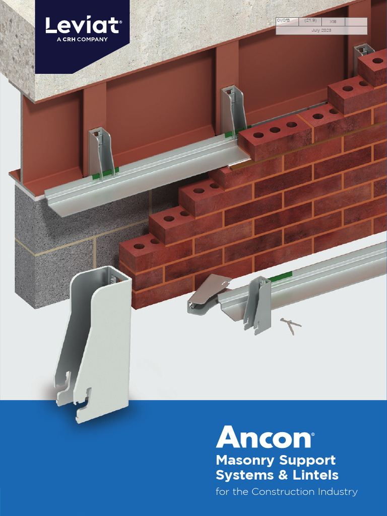 Masonry Support Systems and Lintels | PDF | Building Materials ...