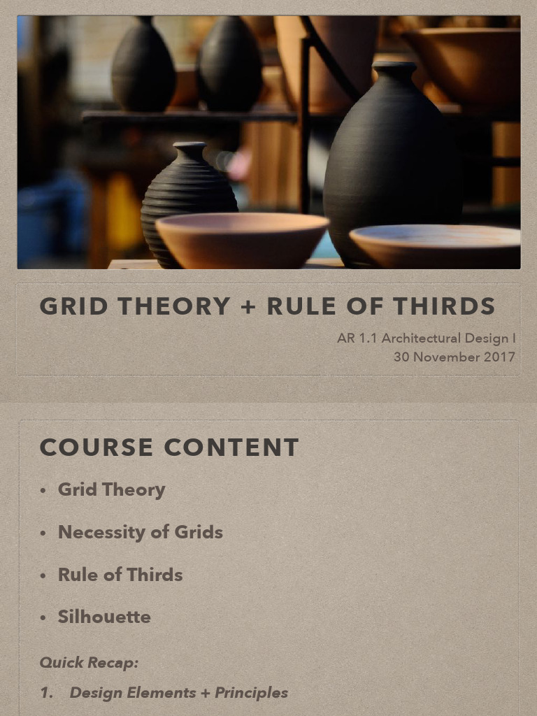 Grid Theory and Rule of Thirds Guide | PDF | Composition (Visual Arts ...