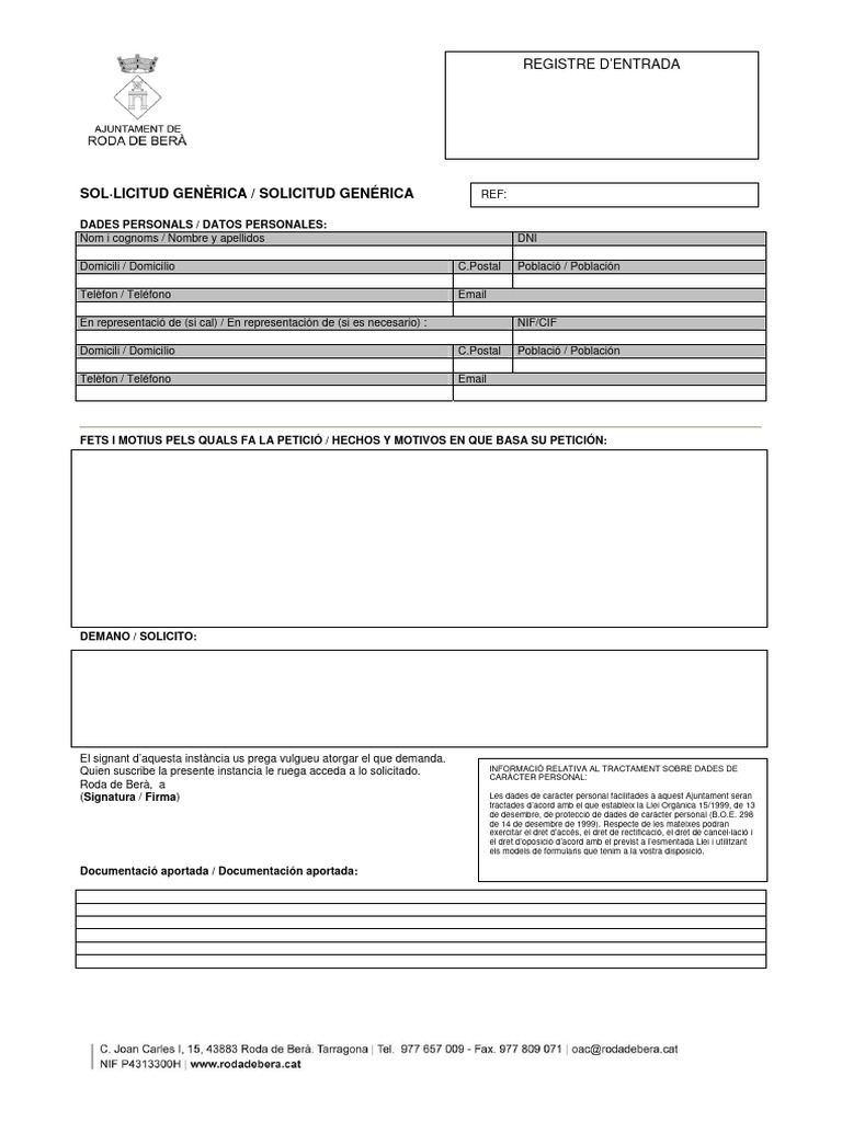 Instancia Generica | PDF