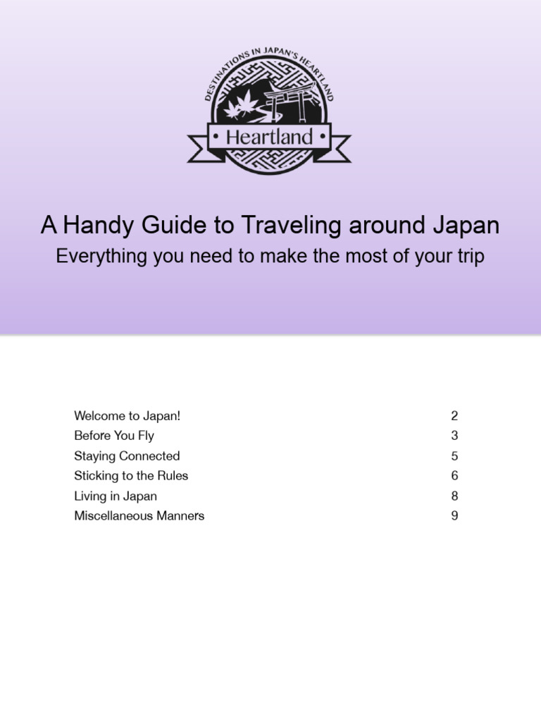 Essential Japan Travel Guide | PDF | Travel Visa | Passport
