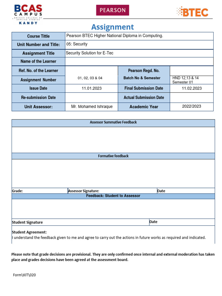 Final Security Assignment 56 Pdf Computer Security Security 3762