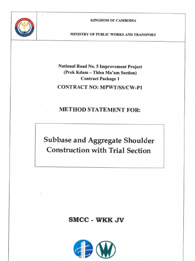 KEINR5-CP1-1090 Approved Method Statement of Subbase and Aggregate ...