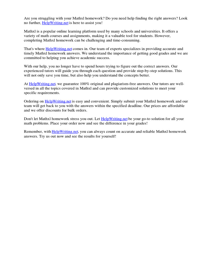 Mathxl Homework Answers | PDF | Homework | Mathematics