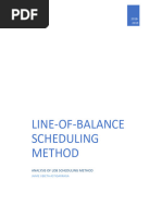 Line of Balance Technique in Construction | PDF | Mathematical ...