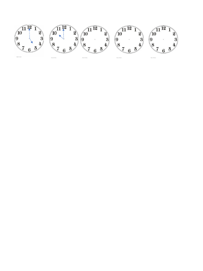 Clock | PDF