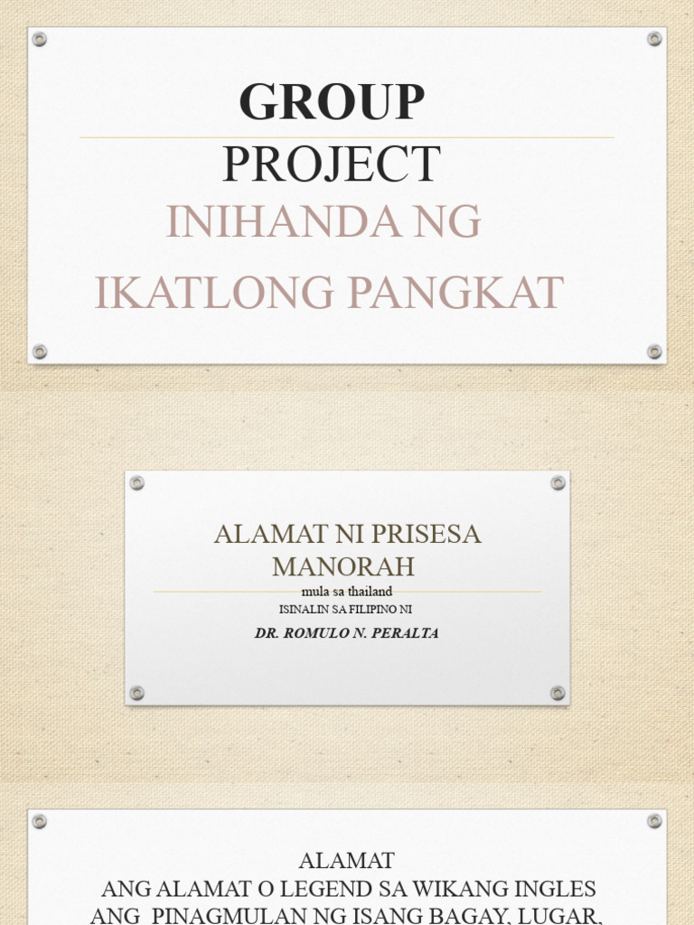 Filipino Presentation | PDF